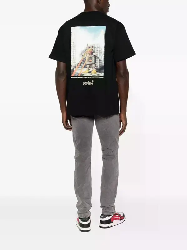 Carhartt Work In Progress Logo-print Organic Cotton T-shirt - Black