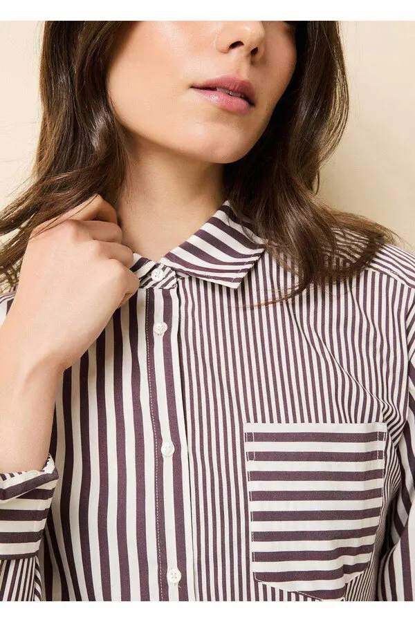 Solid & Striped Avril Striped Button-down Shirt