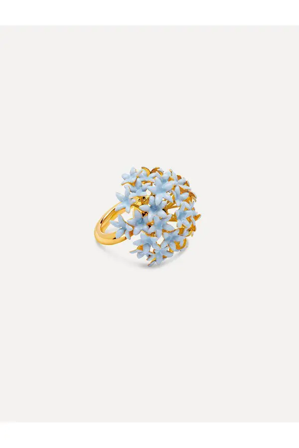 Oscar De La Renta Allium Pompom Ring - Gold