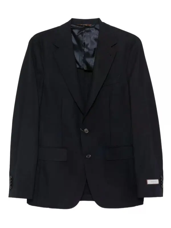 Canali Two-button Wool Blazer - Blue