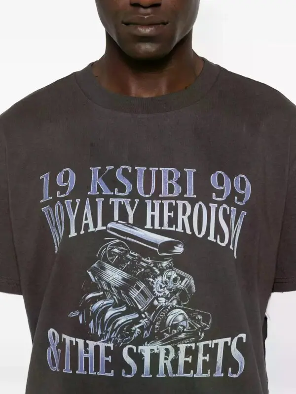Ksubi Engine-print Long-sleeve T-shirt