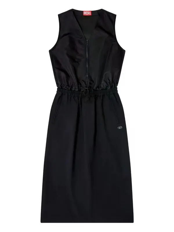 DIESEL® D-ruid-r2 Midi Dress - Black