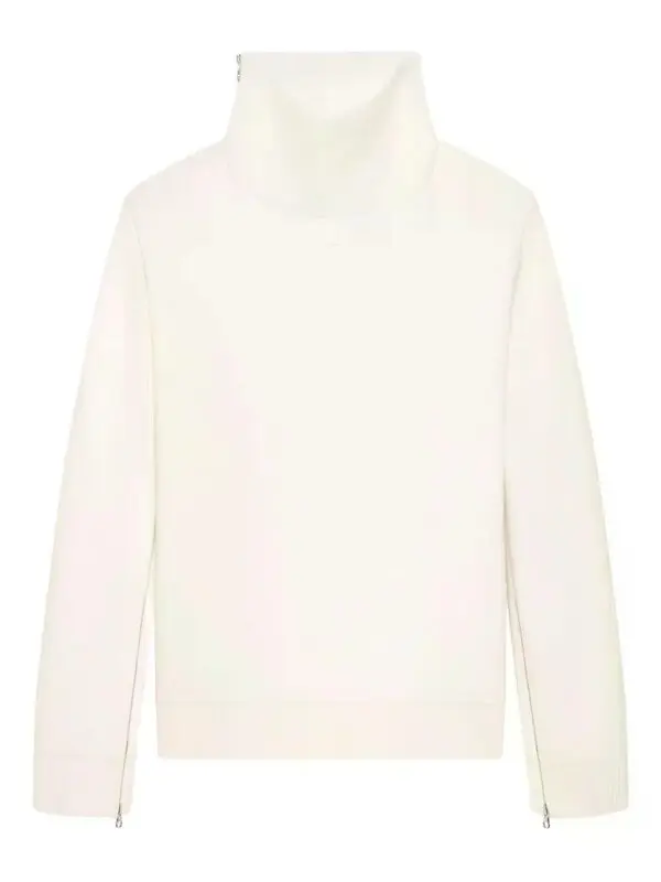 COURREGES High-neck Zip-detail Sweater