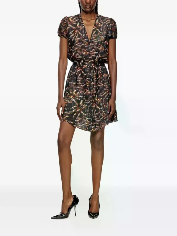 DIESEL® D-ollish Print Mini Dress