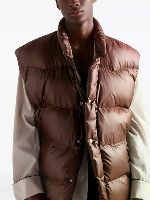 Prada Quilted Stand-up Collar Gilet
