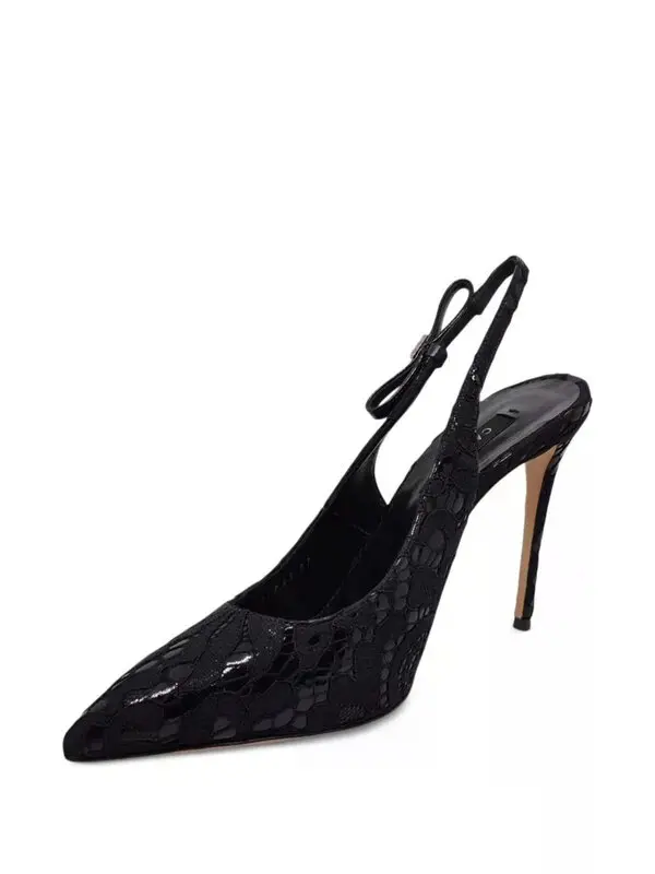 Casadei Lace Slingback Pumps