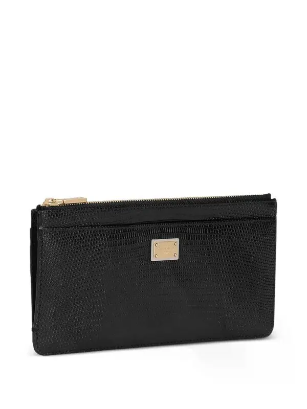 Dolce & Gabbana Zip-top Leather Wallet