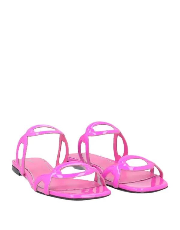 Valentino Garavani Leather And Plastic Sandals