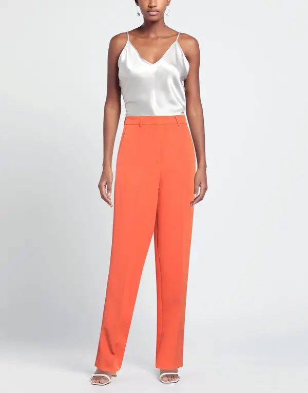 GAELLE PARIS Straight-leg Crepe Pants
