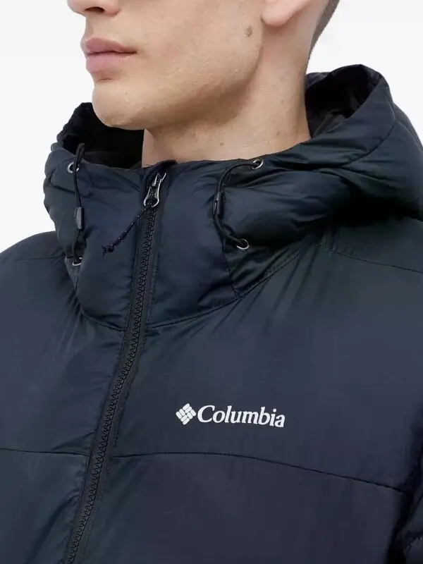 Columbia Hooded Puffer Jacket In Blue - 10% Off | Editorialist