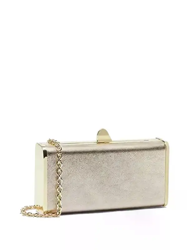 COCCINELLE Liv Metallic-finish Box Shoulder Bag - Yellow