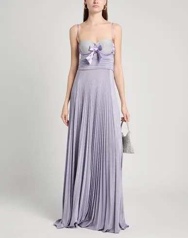 Elisabetta Franchi Red Carpet Maxi Gown In Purple - 75% Off | Editorialist