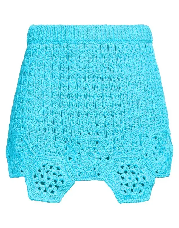 Alanui Crochet Knit Mini Skirt