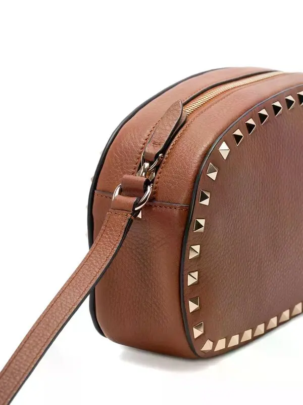 Valentino Garavani Mini Rockstud Crossbody Bag - Brown