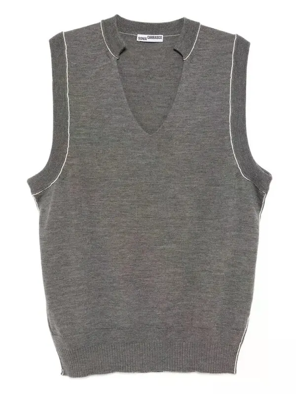 SONIA CARRASCO Wool Vest