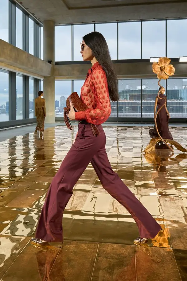 Ulla Johnson Quartier Mid-rise Pants - Bordeaux