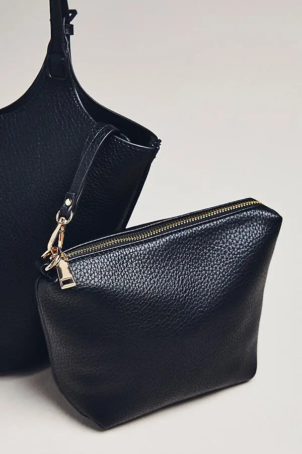 ANTIK KRAFT Pebbled Bucket Bag
