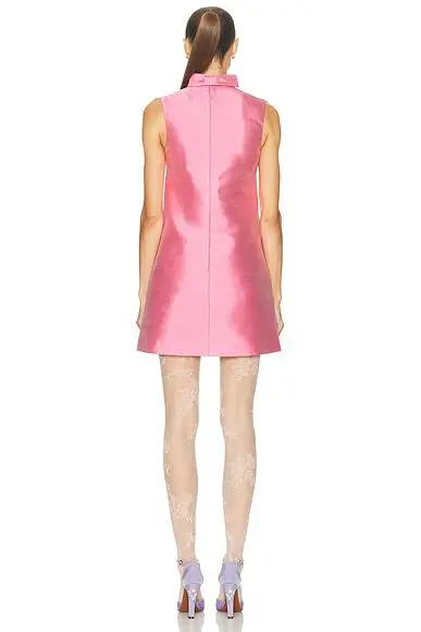 Valentino Garavani Mini Dress With Bow Accents - Watermelon