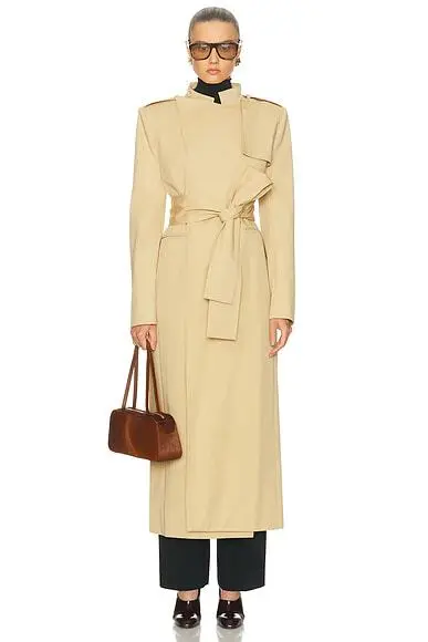 Khaite Maxwell Coat - Wheat