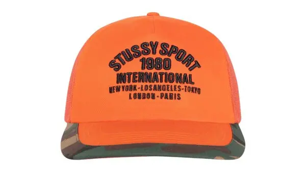 StÜssy Trucker International Snapback - Orange