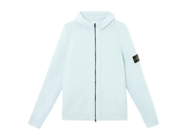 Stone Island Wool Zip Hoodie