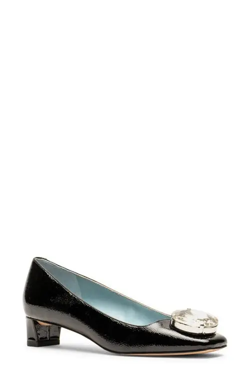 FRANCES VALENTINE Mary Square-toe Pump - Black