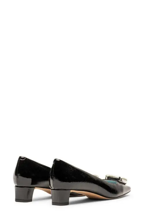 FRANCES VALENTINE Mary Square-toe Pump - Black
