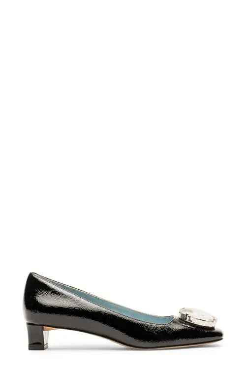 FRANCES VALENTINE Mary Square-toe Pump - Black