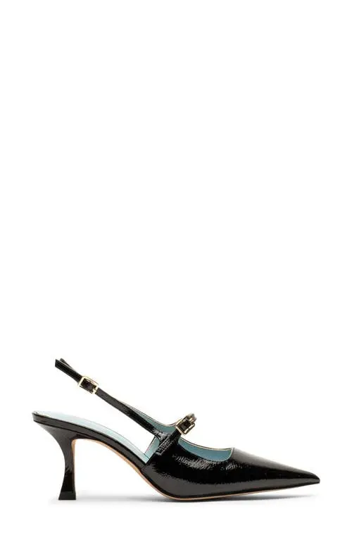 FRANCES VALENTINE Vivi Pointed Toe Slingback Pump - Black