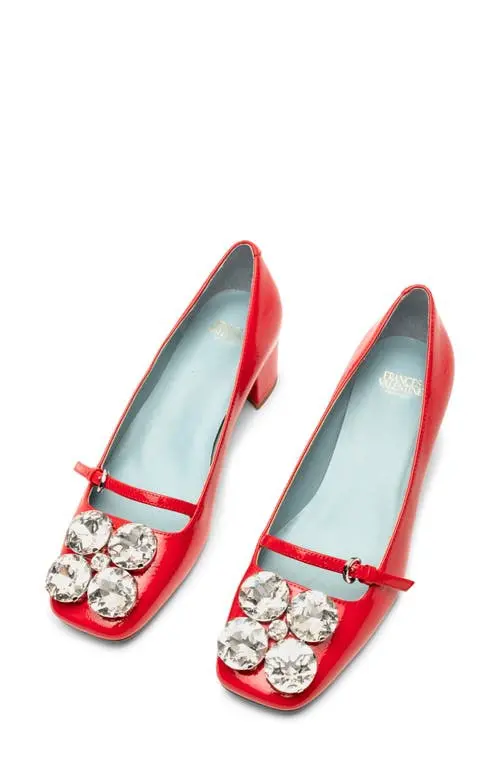 FRANCES VALENTINE Josephine Square Toe Pump