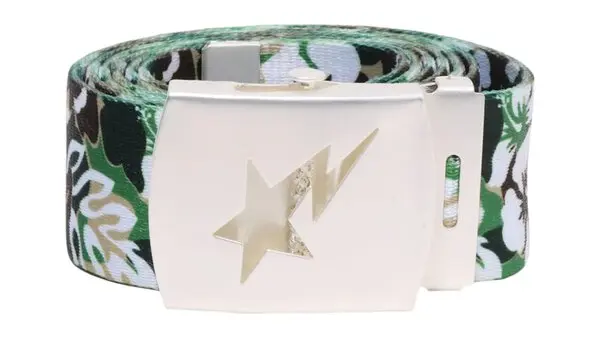 A BATHING APE Abc Resort Camo Gi Belt - Green