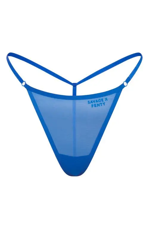 SAVAGE X FENTY Sheer X G-string - Blue Euphoria