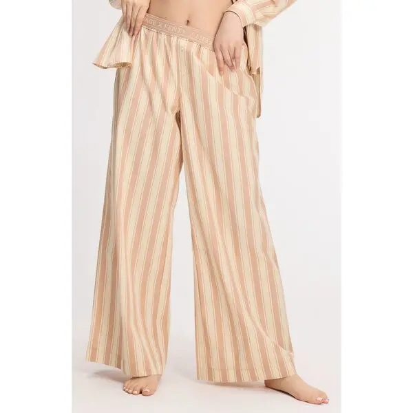 SAVAGE X FENTY Kickback Casuals Sleep Pants - Lowlit Beige/sienna