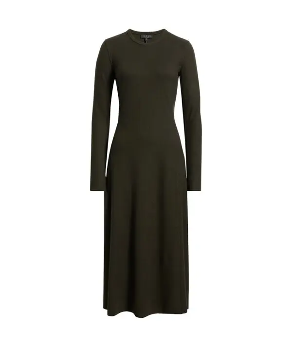 Rag & Bone Yan Long Sleeve Wool Sweater Dress