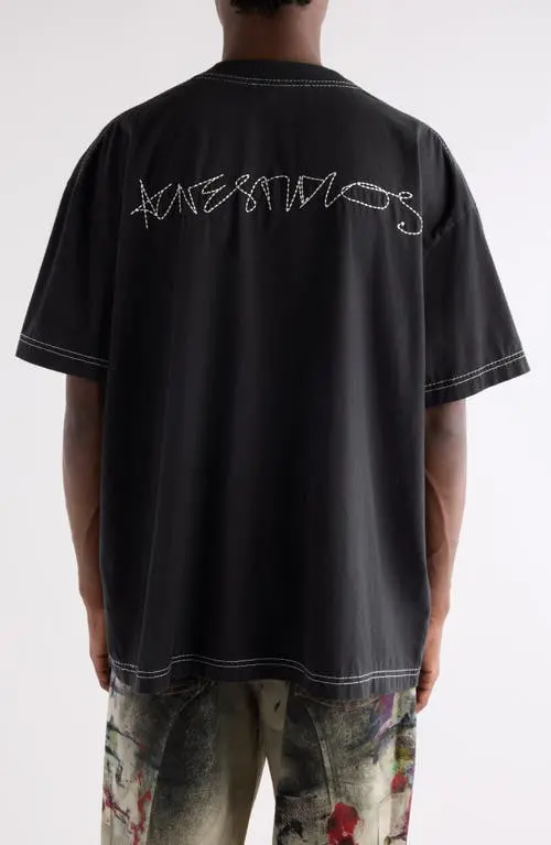 Acne Studios Eresa U Autograph Logo Embroidered T-shirt