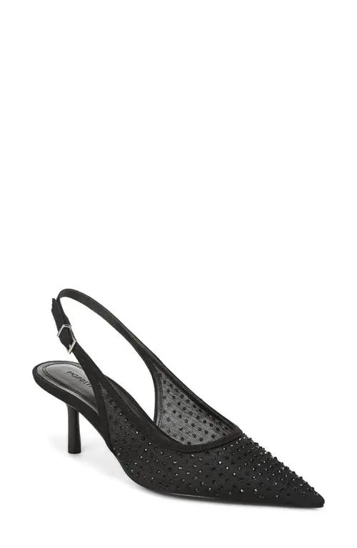Nordstrom Liza Pointed Toe Pump - Black Metallic