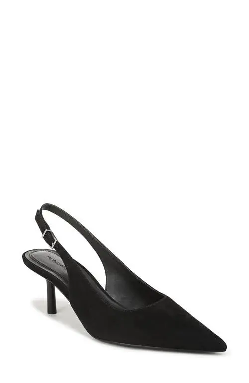 Nordstrom Liza Pointed Toe Pump - Black Suede