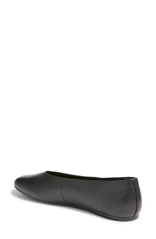 Nordstrom Maddox Leather Ballet Flats - Black
