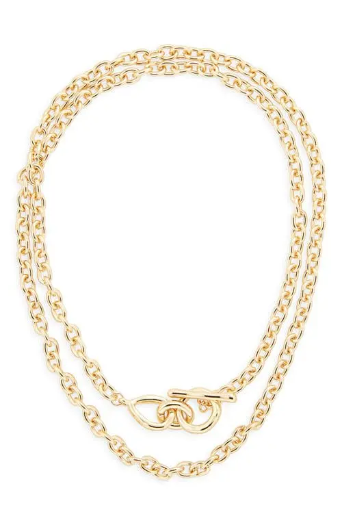 Nordstrom Toggle Closure Oval Link Chain Necklace
