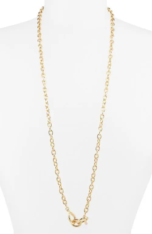 Nordstrom Toggle Closure Oval Link Chain Necklace