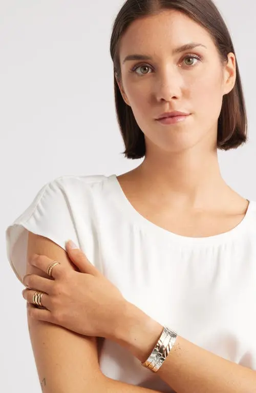 Nordstrom Set Of Five Assorted Stacking Rings