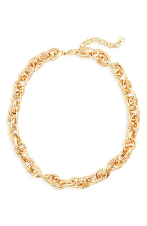 Nordstrom Interlocking Chunky Chain Necklace - Gold