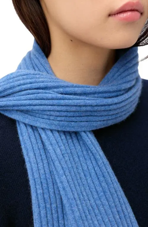 Gobi Cashmere Cashmere Rib Knit Scarf