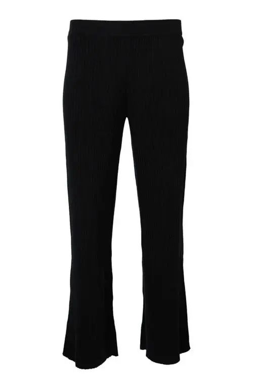 Gobi Cashmere Cashmere Knitted Pants - Black