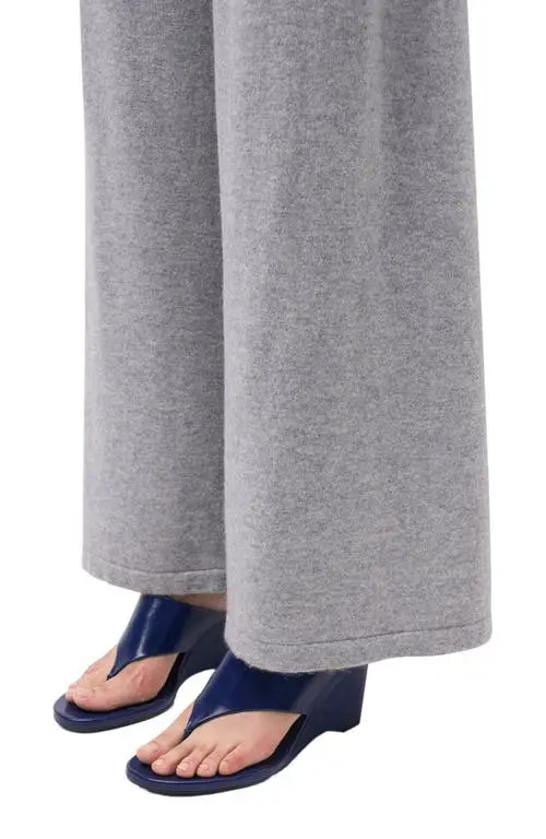 Gobi Cashmere Wide-leg Pants - High Rise