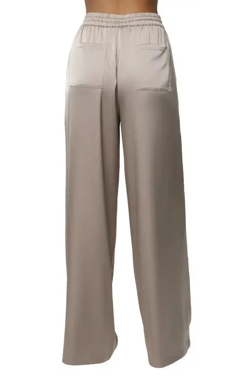 JLUXLABEL Sunny Day Wide-leg Pants - Beige