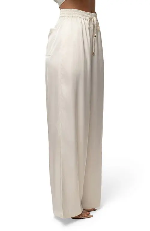 JLUXLABEL Sunny Day Wide-leg Pants - Ivory