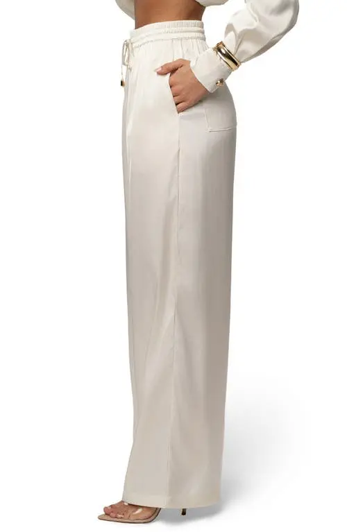 JLUXLABEL Sunny Day Wide-leg Pants - Ivory