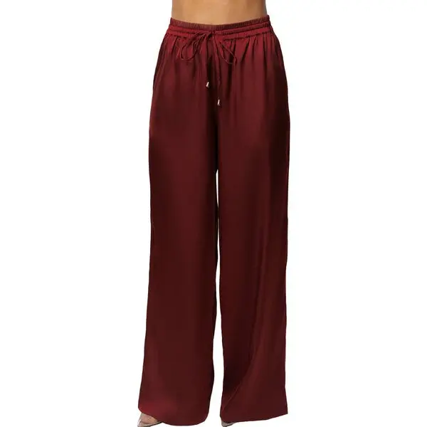 JLUXLABEL Sunny Day Wide-leg Pants - Red