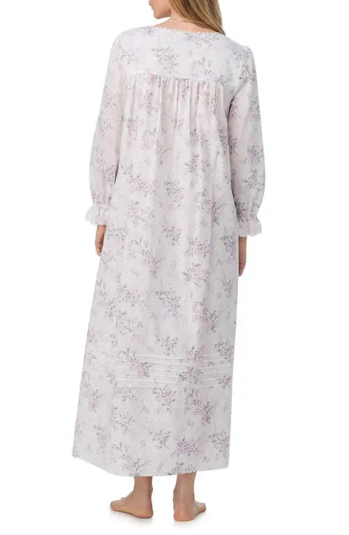 Eileen West Long Sleeve Cotton Lawn Nightgown - Rosbudpt